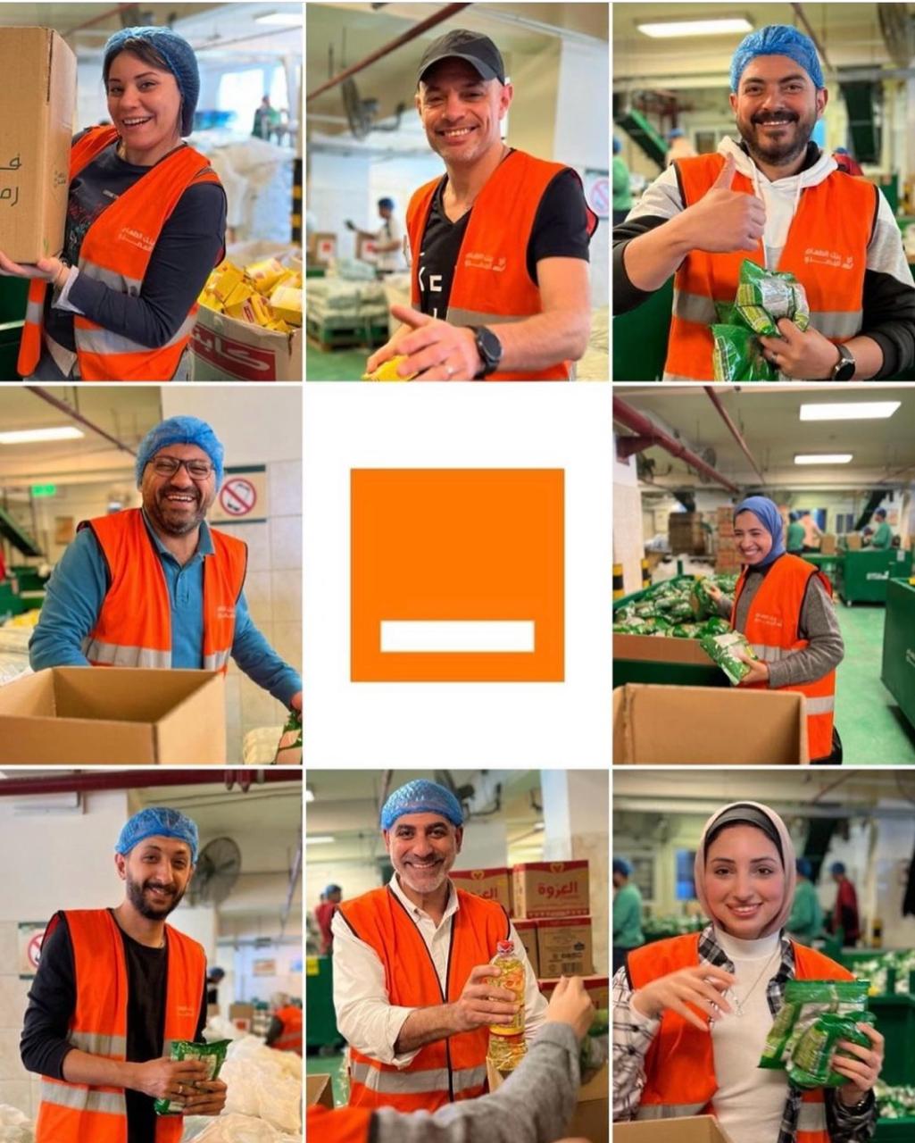 Packing Ramadan food boxes | Orange Engage for Change