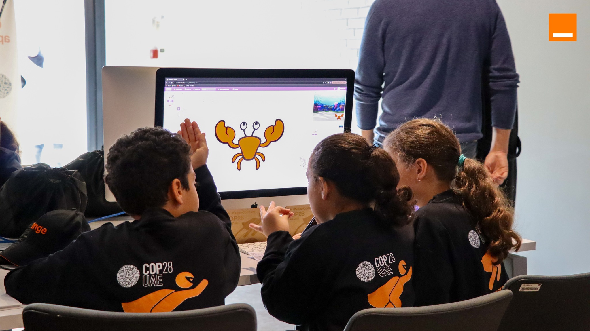 Le programme éducatif SuperCodeurs | Orange Engage for Change